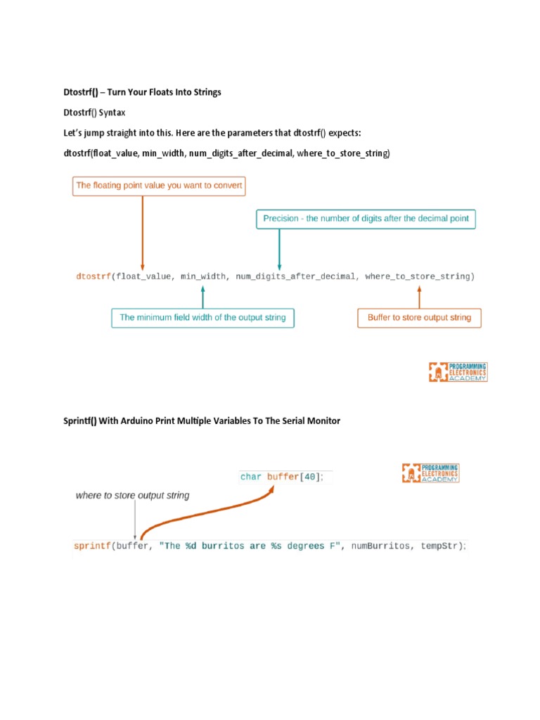 คำสั่งใน arduino | PDF | Scope (Computer Science) | Variable (Computer ...
