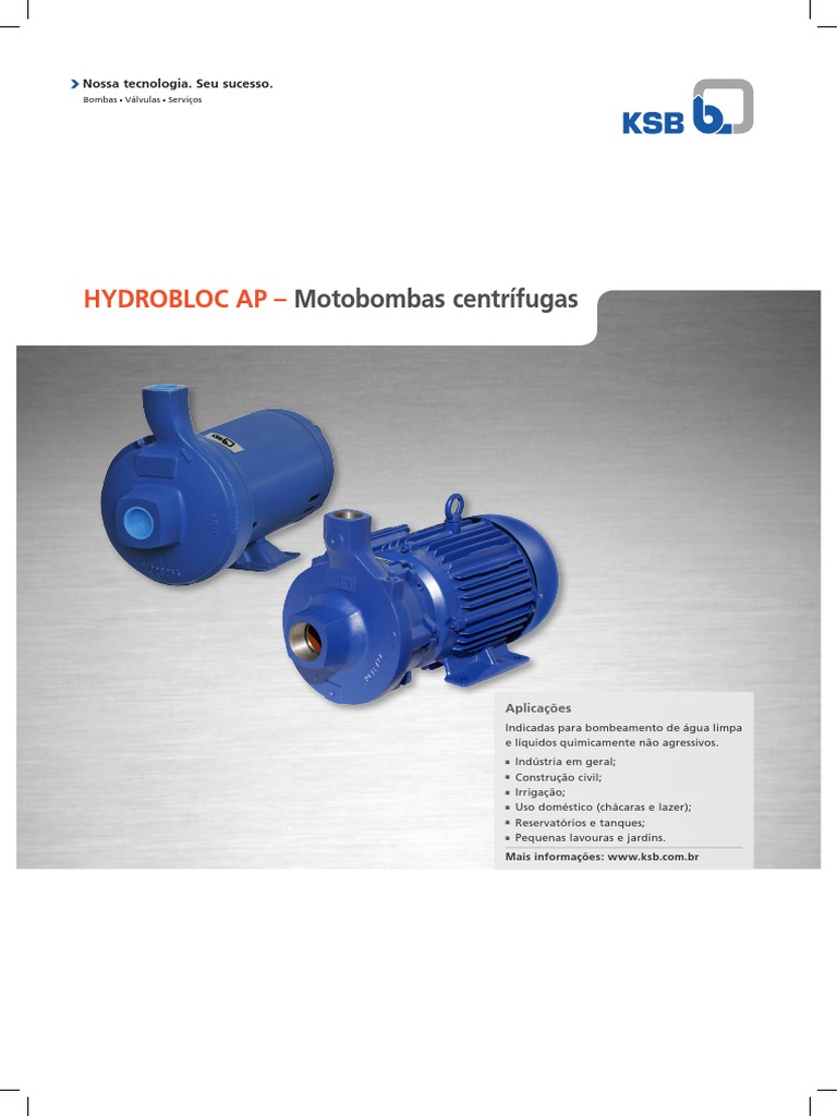 KSB Hydrobloc AP APMF | PDF