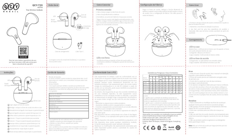 QCY-BRASIL-MANUAL-T20® | PDF