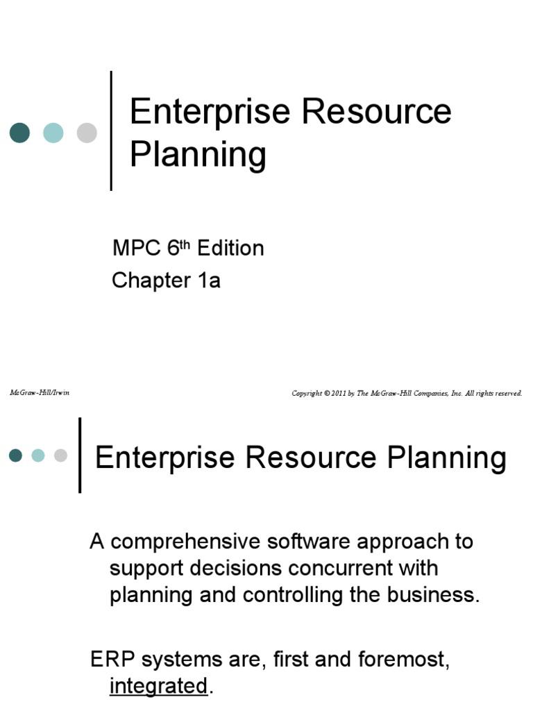 Chap 001 A | PDF | Enterprise Resource Planning | Performance Indicator