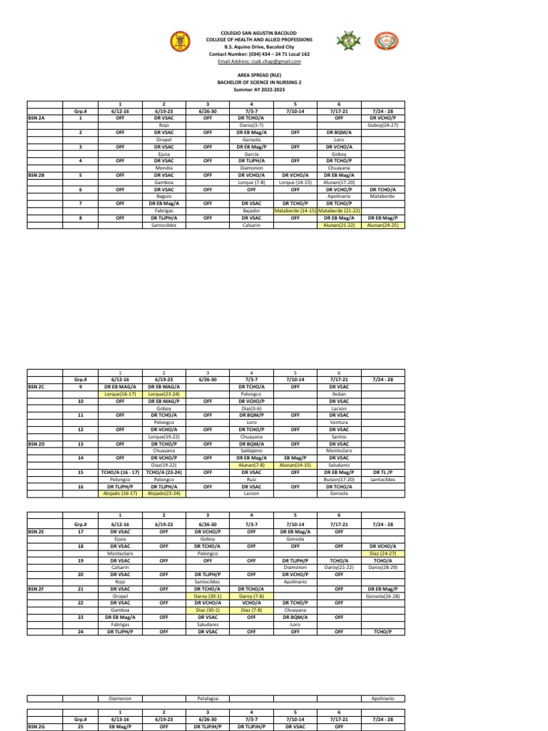 Summer RLE Final 2022 23 | Download Free PDF | Qualifications | Public Services