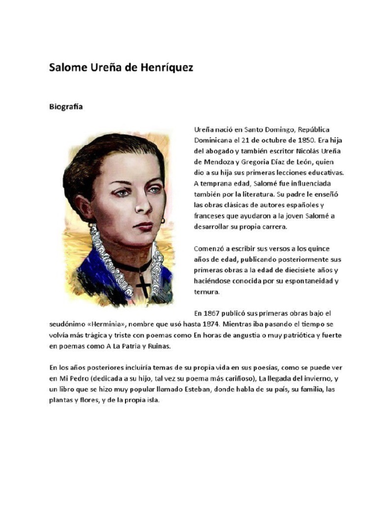 Salome Ureña de Henriquez | PDF