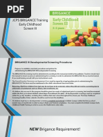 Brigance III Preschool Screen Cut-Off Scores | PDF | Wellness