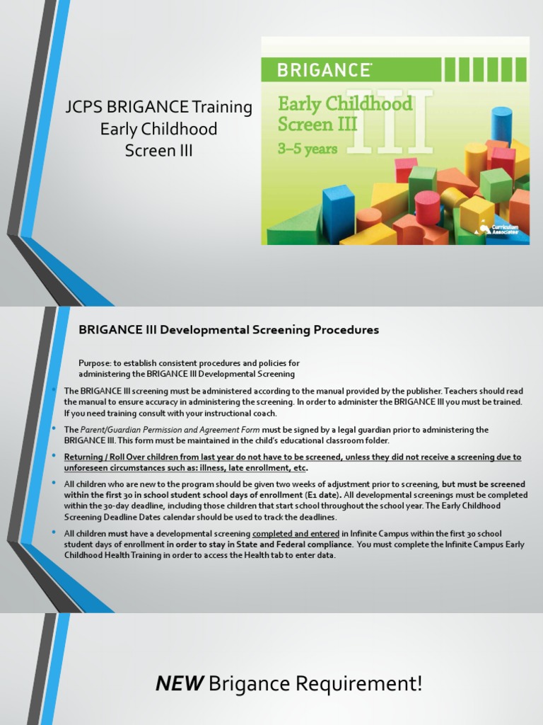 Brigance - Como Evaluar | PDF | Cognition | Learning