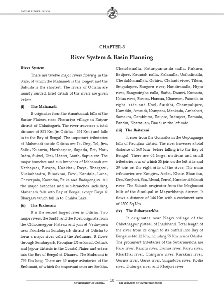 River-basins-of-Odisha Govt | PDF | Geographic Information System ...