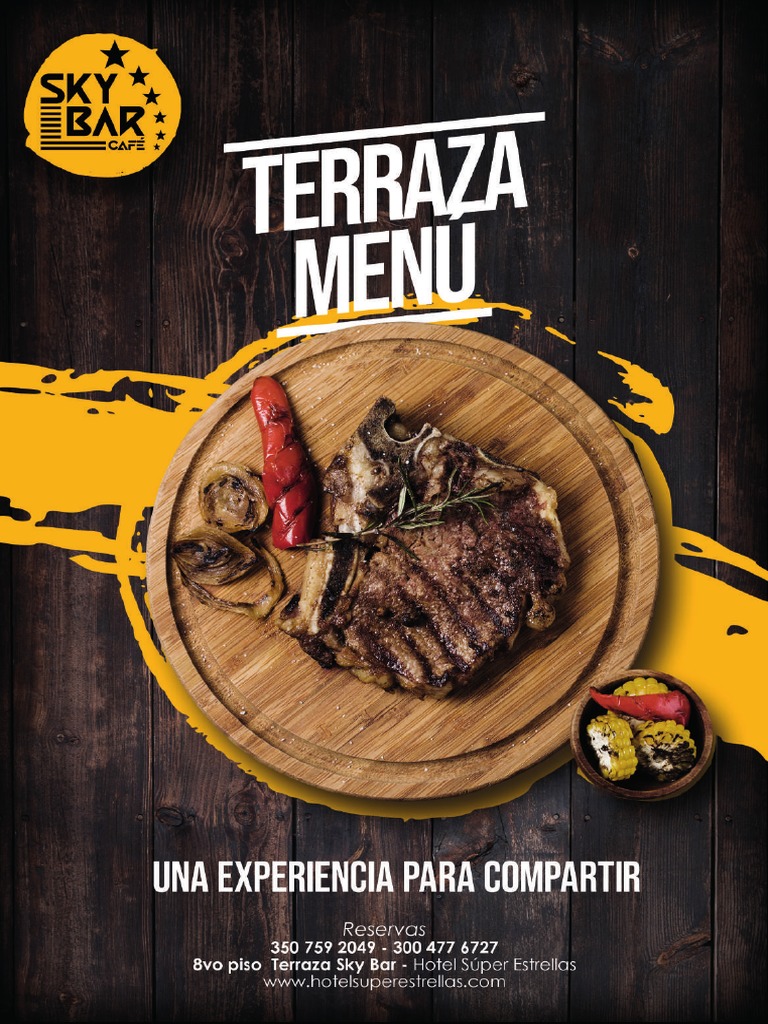 Menu SKY BAR JUNIO 2023 - Compressed | PDF