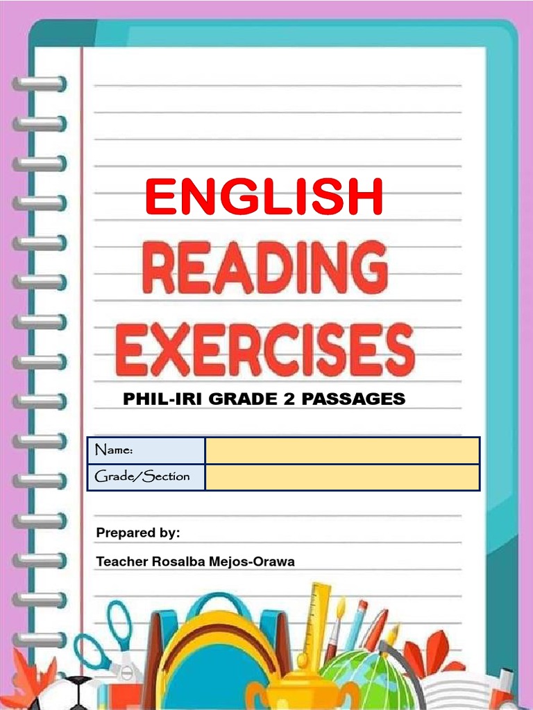 Phil-Iri Reading Booklet English G2 | PDF
