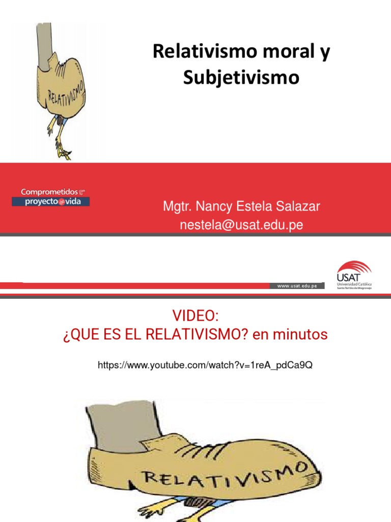Diapositivas. Relativismo y Subjetivismo | PDF | Relativismo | Verdad