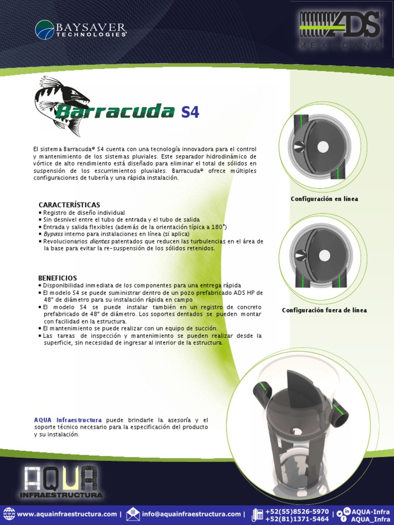 Barracuda S4 Especificaciones | PDF | Hormigón