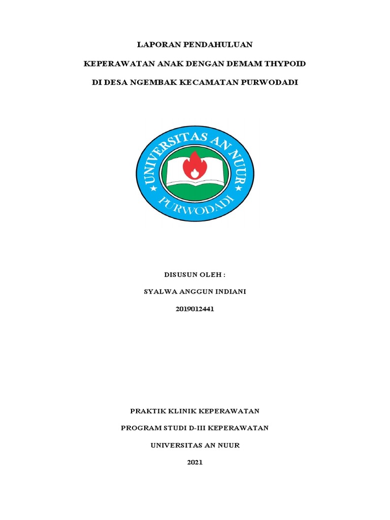 Penanganan Demam Typhoid pada Anak | PDF | Sains & Matematika