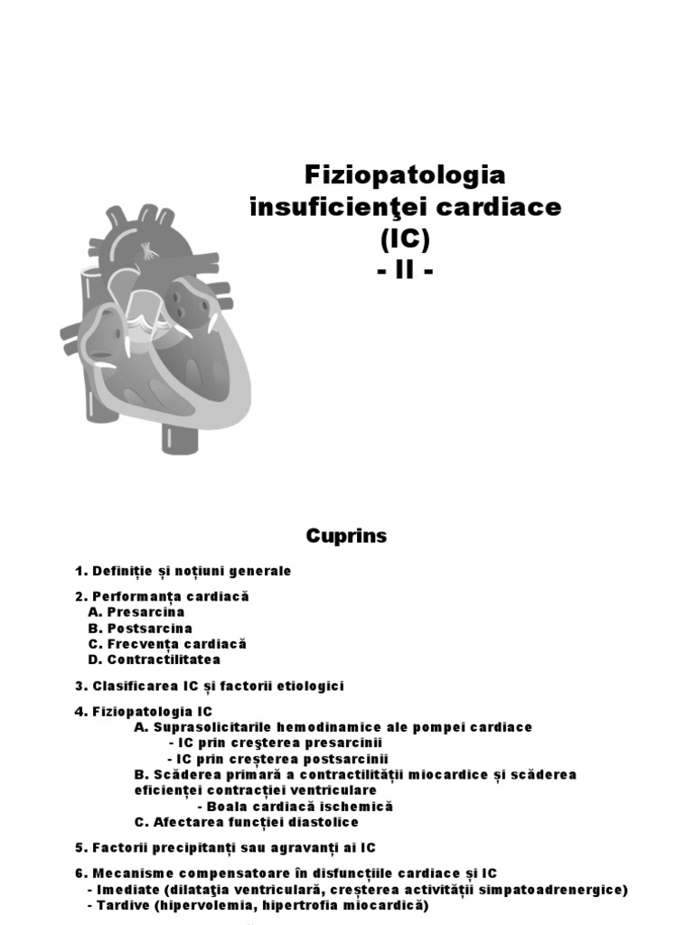 Fisiopatología de la Insuficiencia Cardíaca | PDF