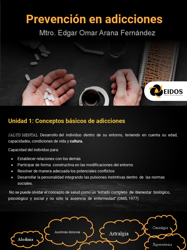 Clase 4 Horas Prev. Adic | PDF | Trastorno depresivo mayor | Alcoholismo