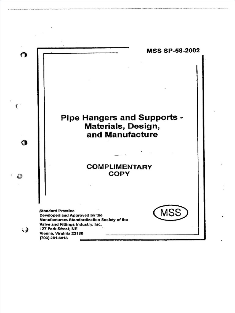 MSS SP-58 | PDF