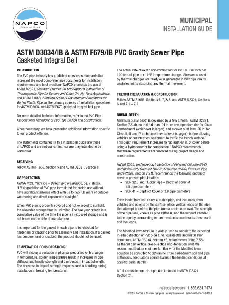 Bending PVC ASTM D3034 | PDF | Pipe (Fluid Conveyance) | Polyvinyl Chloride