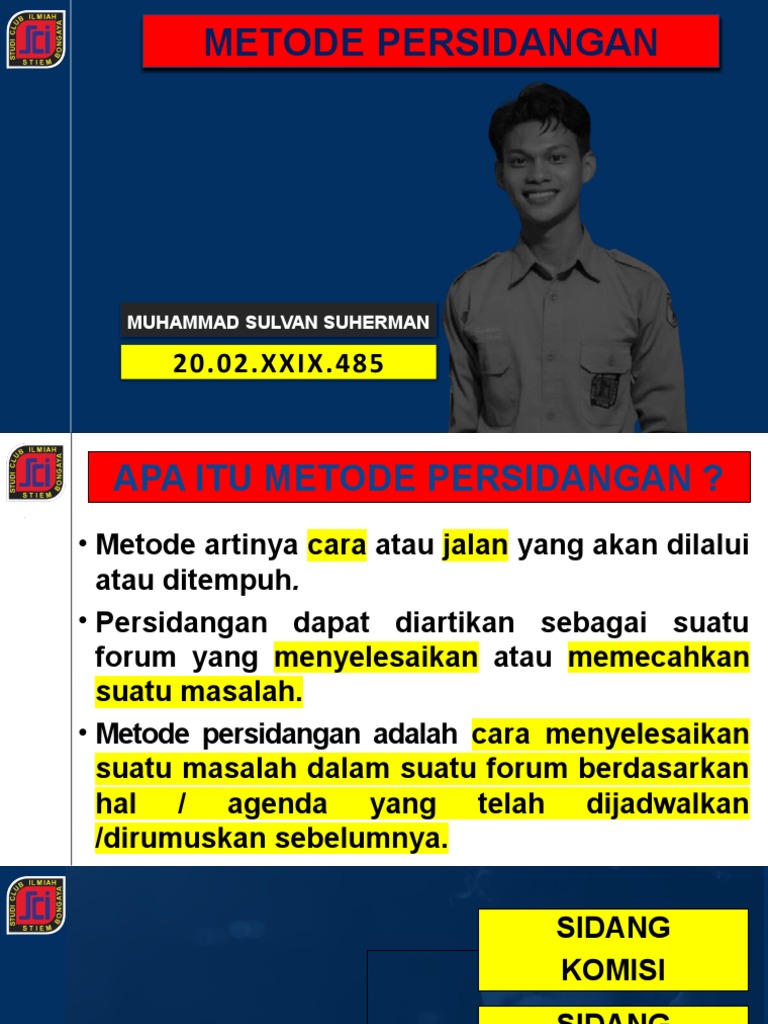 metode persidangan | PDF