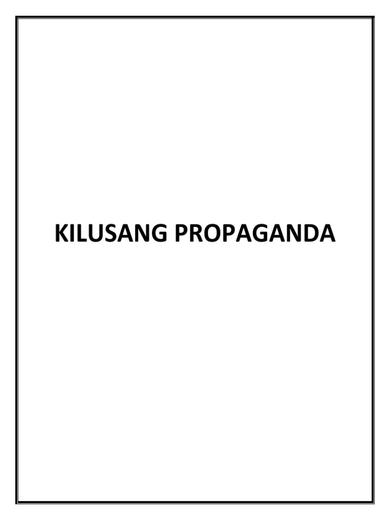 Kilusang Propaganda | PDF