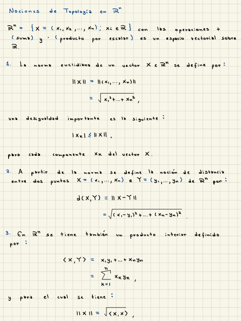 Resumen Cálculo Multivariable | PDF