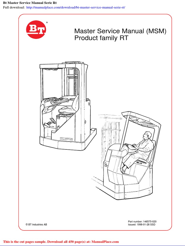 BT Master Service Manual Serie RT | PDF