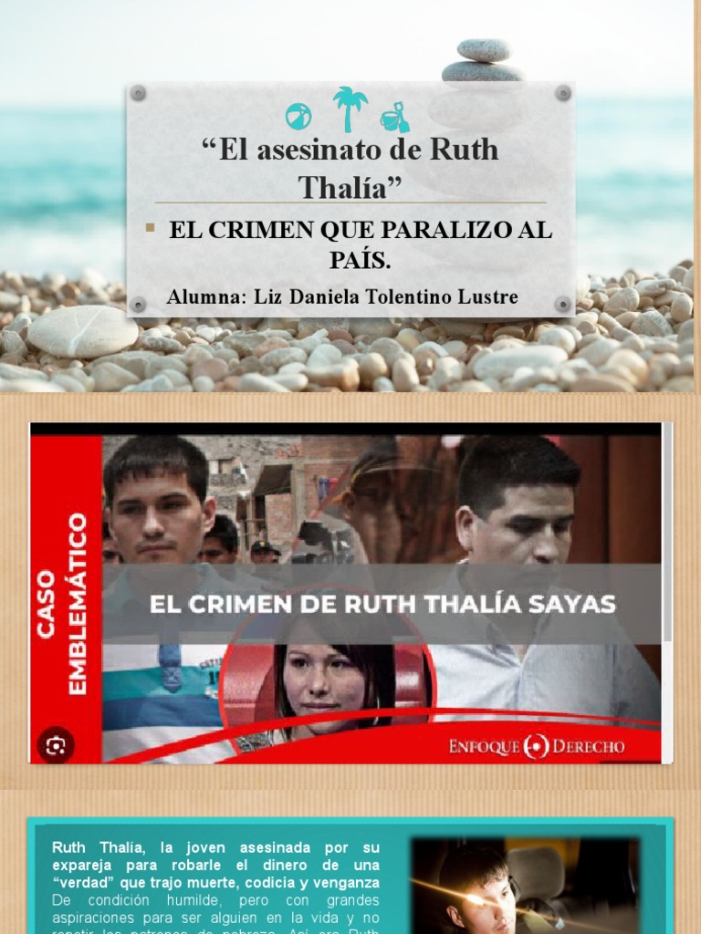 Asesinato de Rut Thalia El Valor de La Verdad | PDF