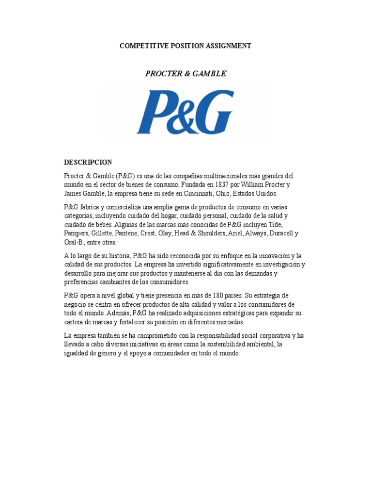 Procter & Gamble | PDF