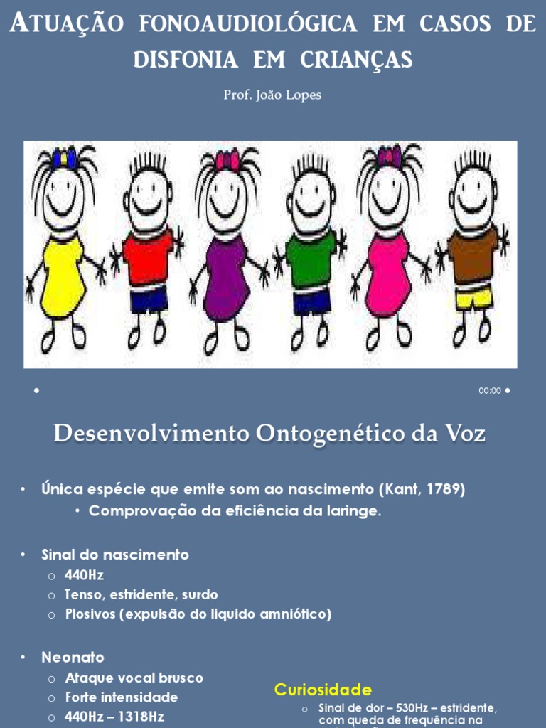 Disfonia Infantil PDF | PDF | Voz humana | Brinquedos