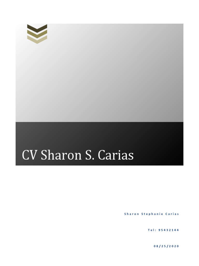 CV de Sharon S. Carias | PDF