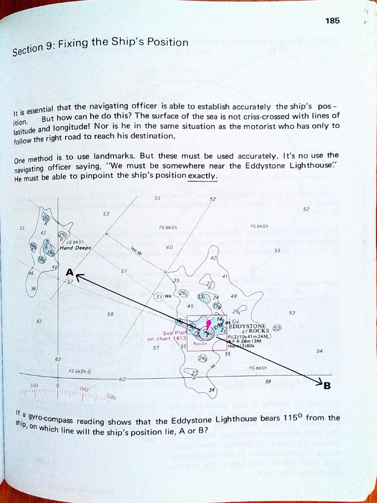 2023 - 07 - 09 Fixing The Ships Position | PDF | Navigation | Metrology