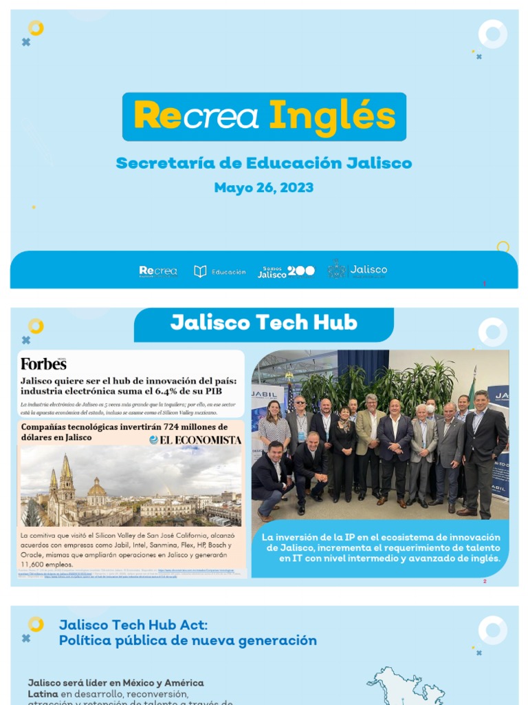 Presentación Publica de Recrea Inglés | PDF | México | Educación de la ...