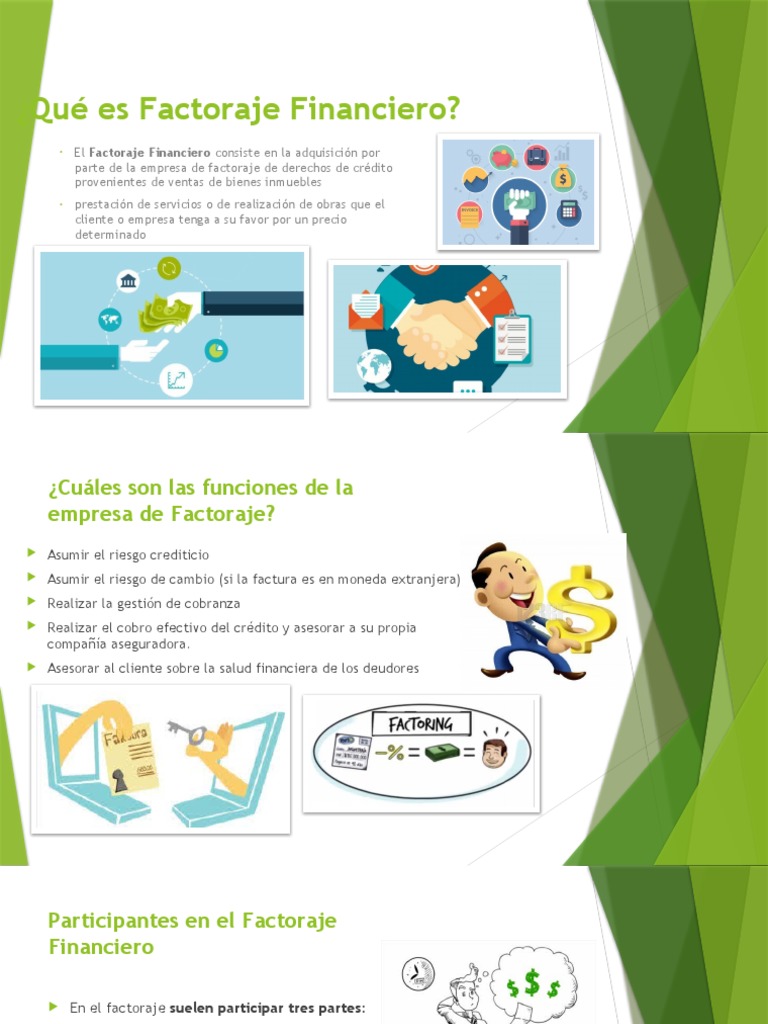 Guía sobre Factoraje Financiero: Ventajas y Desventajas | PDF ...