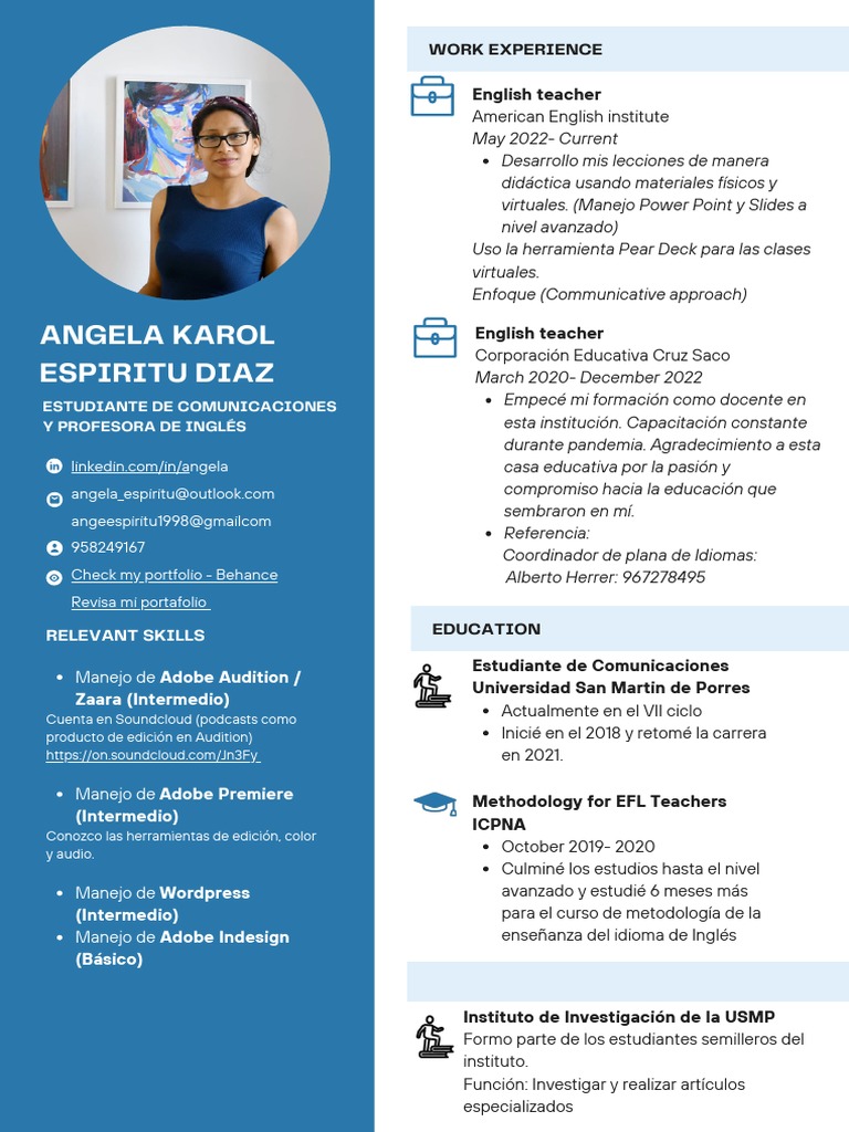 (CV) Resumé - Angela Espiritu | PDF