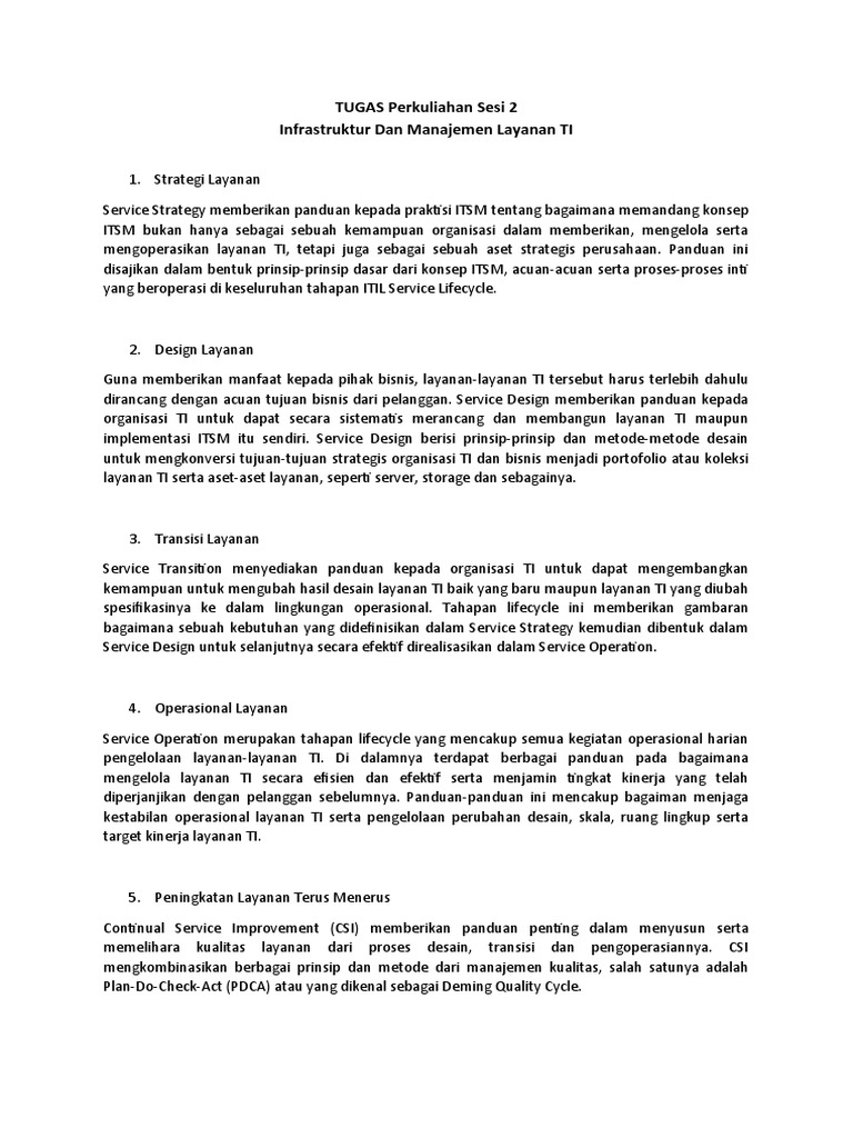 TUGAS Perkuliahan Sesi 2 | PDF