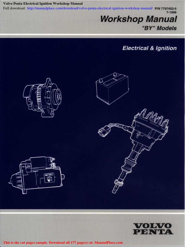 Volvo Penta Electrical Ignition Workshop Manual | PDF | Fuel Injection | Vehicles