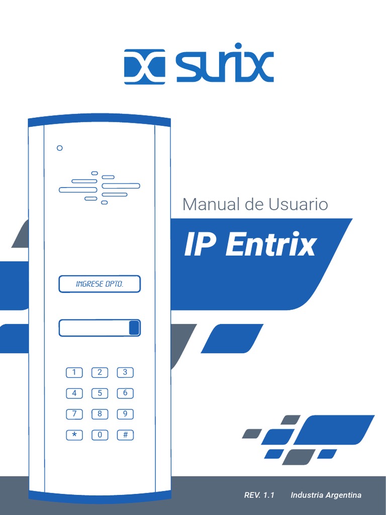 Manual Ip Entrix r2 Es | PDF | Dirección IP | Contraseña