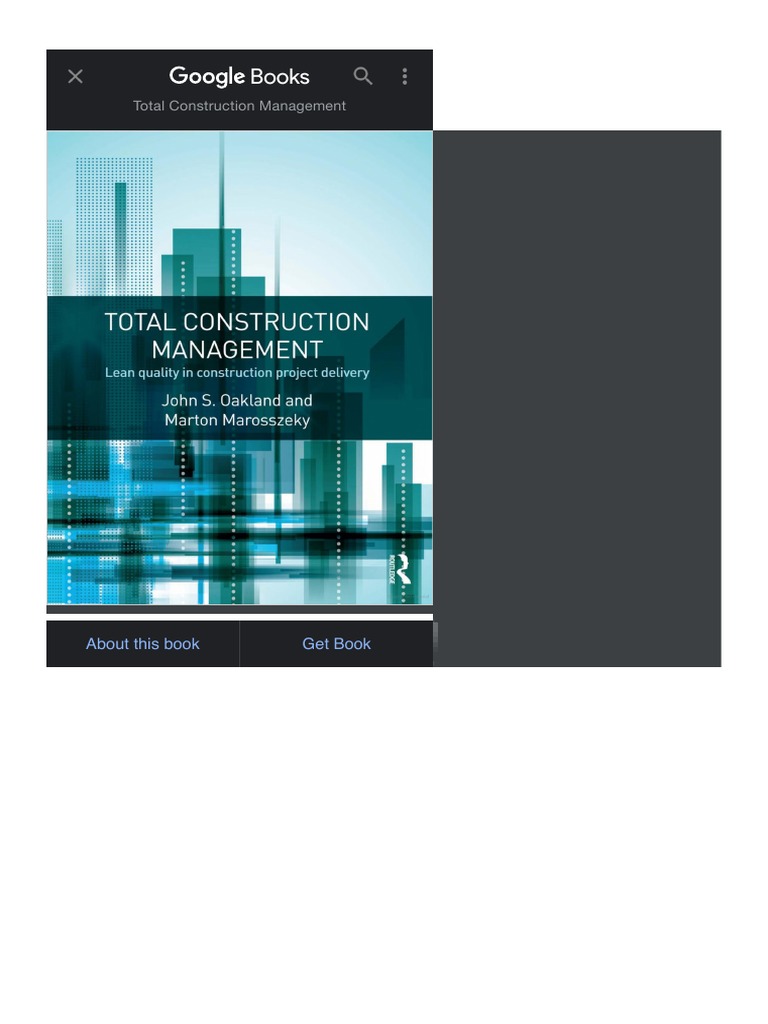 Total Construction Management - Lean Quality in Construction Project ...