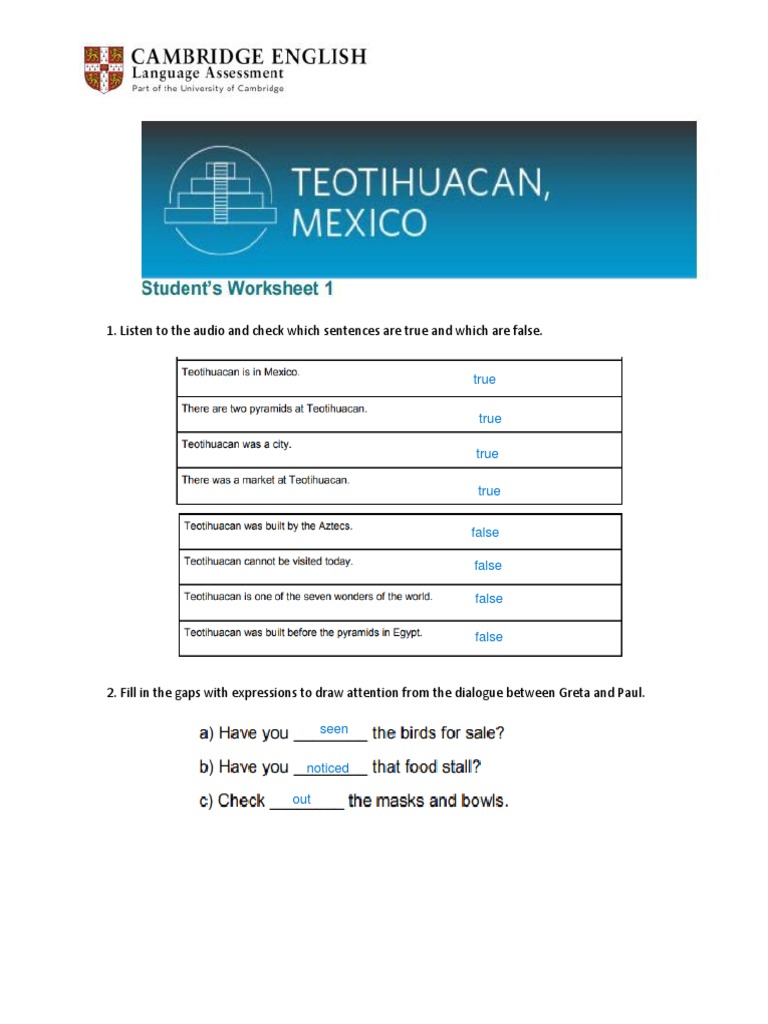Episode 5 Worksheet Part 1 | PDF