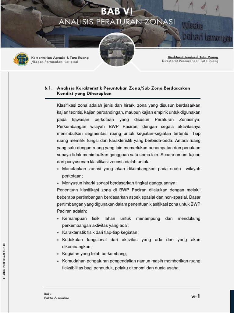 Bab Vi Analisis Peraturan Zonasi | PDF