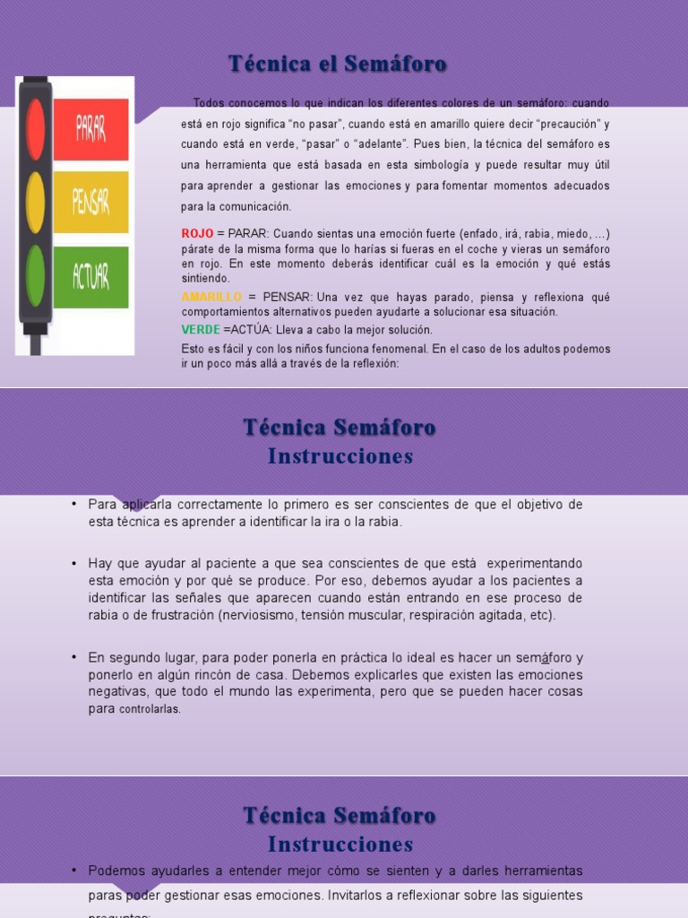 Tecnica Del Semaforo | PDF