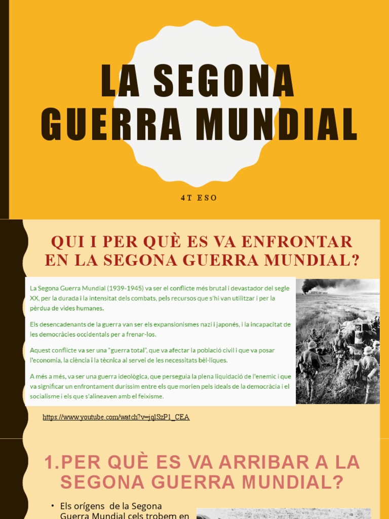 La Segona Guerra Mundial | PDF