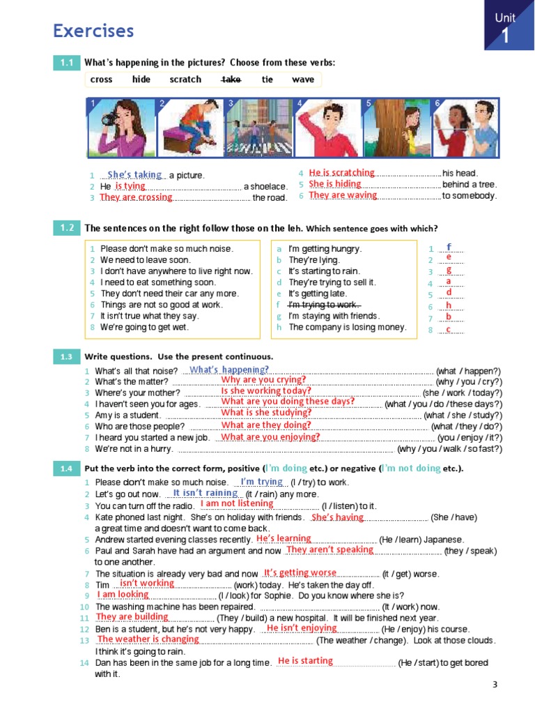 English Grammar in Use - Unit 1 | PDF