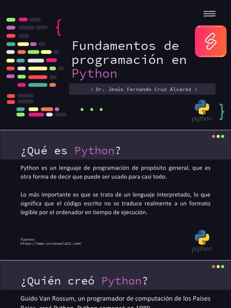 Fundamentos de Python | PDF