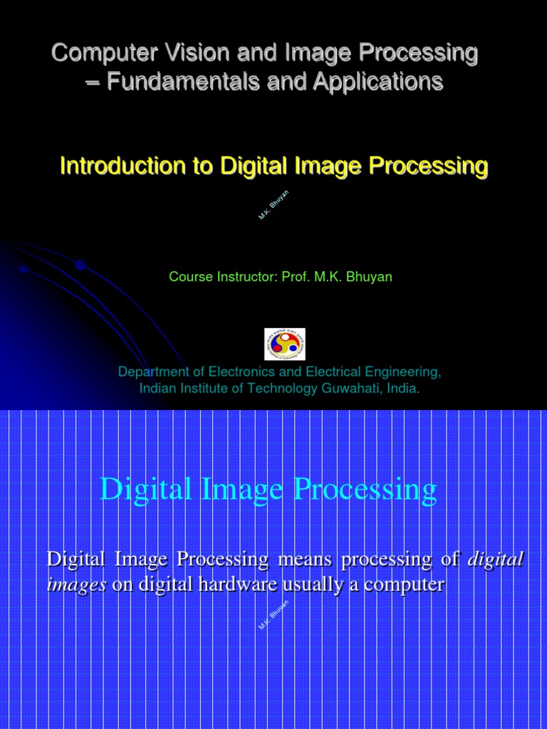 Computer Vision and Image Processing - Fundamentals and Applications | PDF
