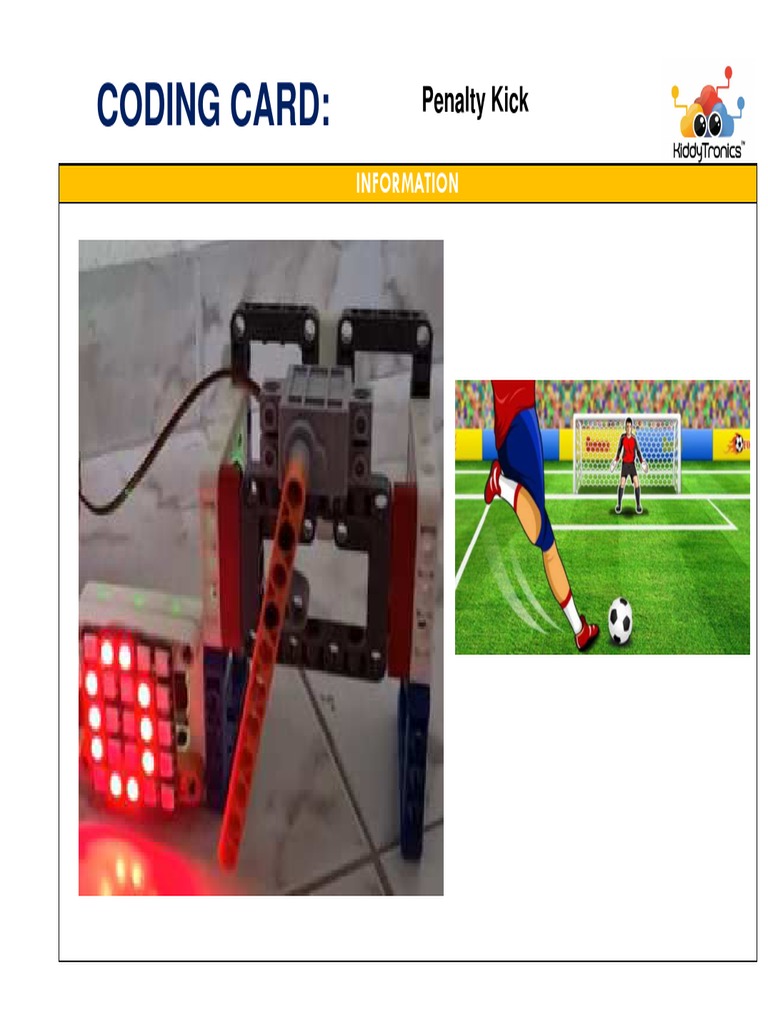 01 - Coding Card - PenaltyKick | PDF | Games & Activities