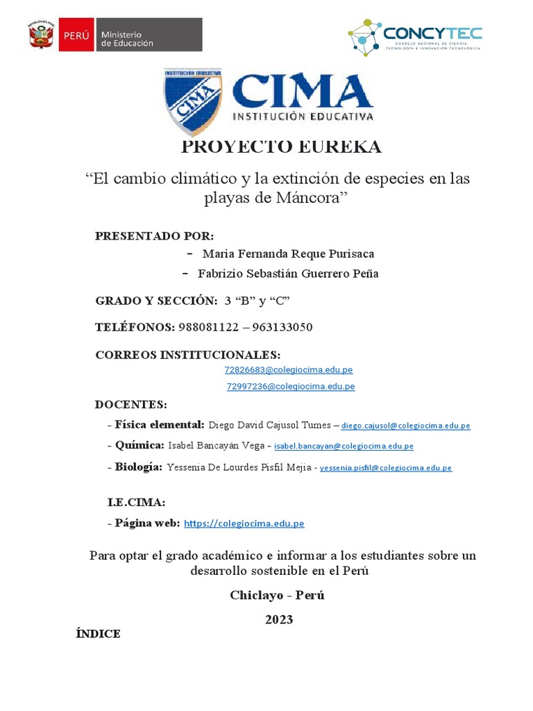 Proyecto Eureka | PDF