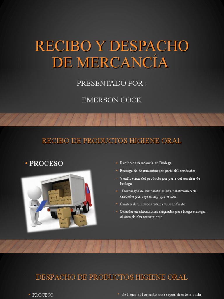 Recibo y Despacho de Mercancía | PDF