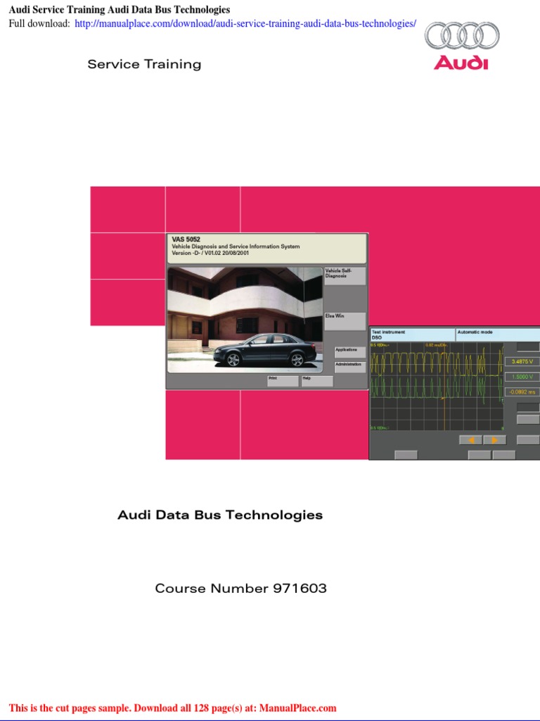 Audi Service Training Audi Data Bus Technologies | PDF | Computer ...