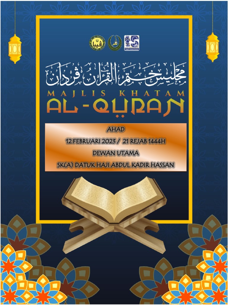 Buku Program Khatam Al Quran 2023 | PDF
