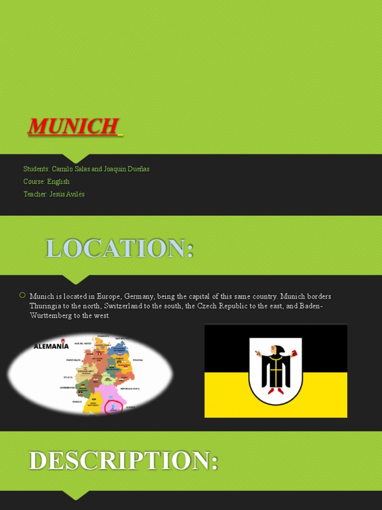 MUNICH | PDF | Munich | Germany