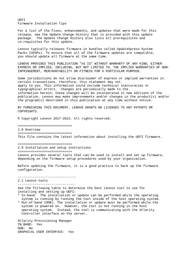 Lnvgy FW Uefi U8e122h-1.50 Anyos 32-64 | PDF | Command Line Interface | Graphical User Interfaces