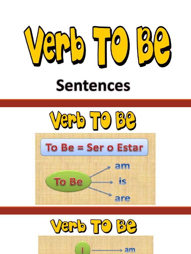 VERB TO BE-SENTENCES | PDF