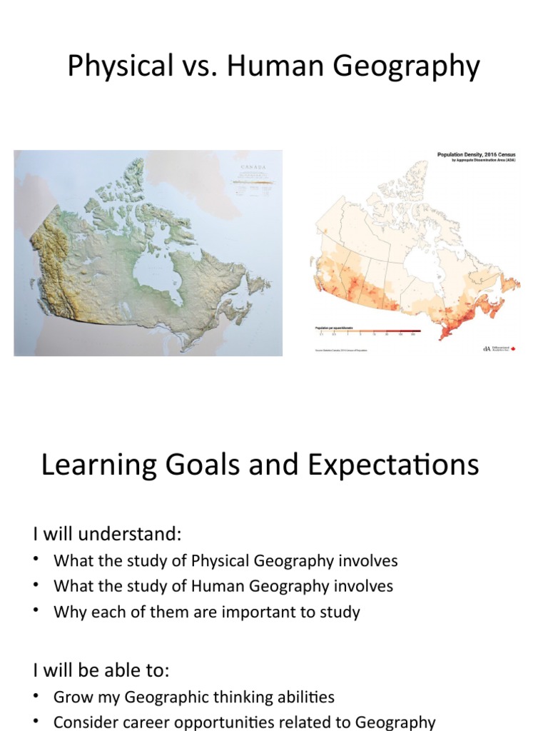 1.1 Physical Vs Human Geography | PDF | Politics | Travel